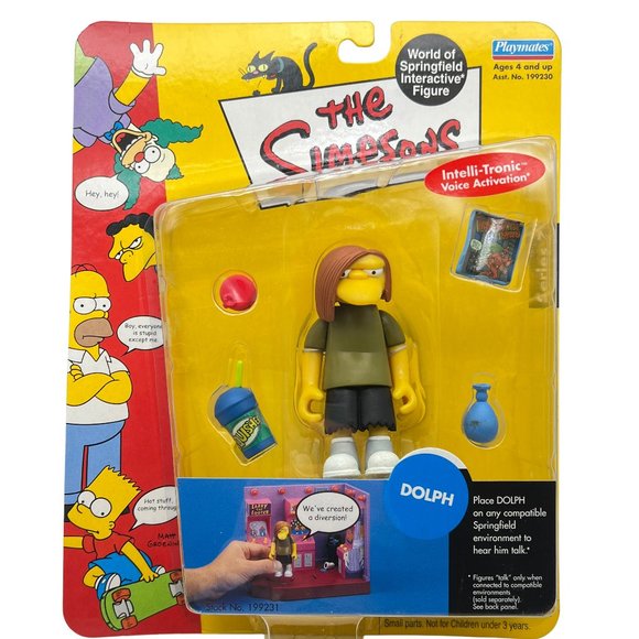 Simpsons | Toys | Simpsons Dolph Voice Activated World Of Springfield ...